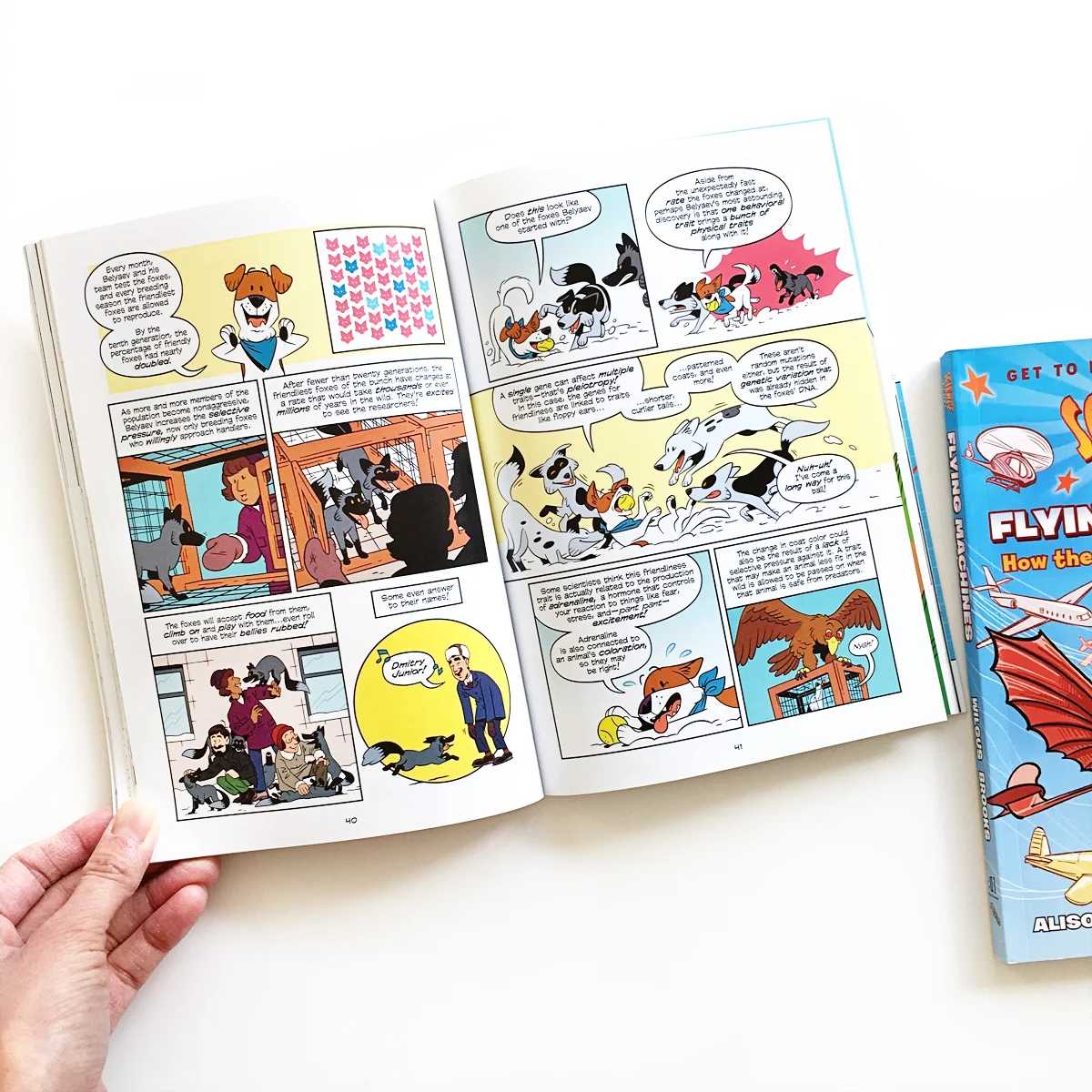 Science Comics: Dogs and Science Comics: Flying Machines — Avery & Augustine